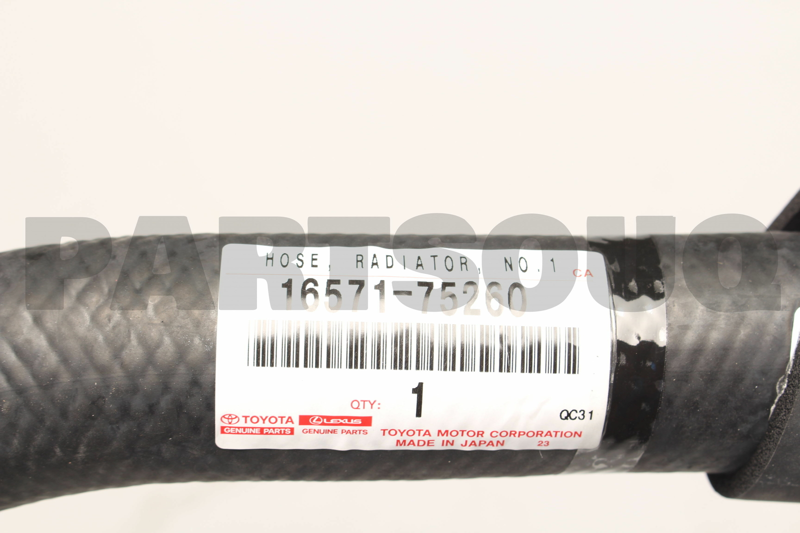 1657175260 Genuine Toyota HOSE, RADIATOR, NO.1 16571-75260 | eBay
