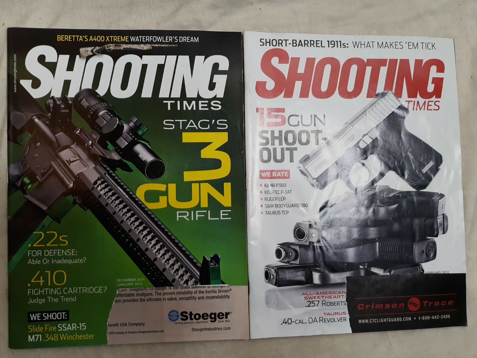 Jan. & Feb. 2012 SHOOTING TIMES Magazines Lot of 2 | eBay