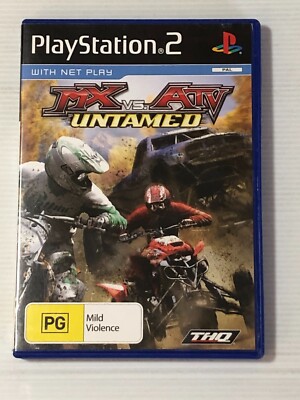PS2 - MX vs ATV Untamed (Sony PlayStation 2 Game with Manual) Aus PAL ...