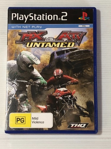 PS2 - MX vs ATV Untamed (Sony PlayStation 2 Game with Manual) Aus PAL ...