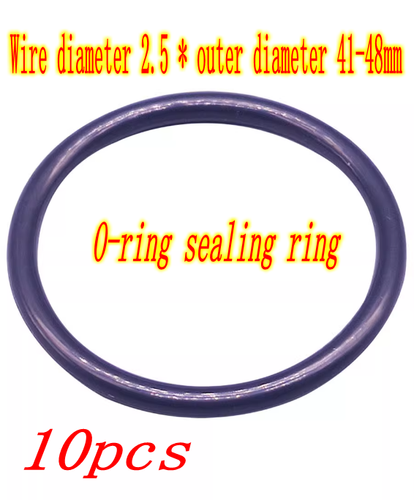 10Pcs Resistant Oil O-ring Sealing Ring 2.5mm Nitrile Butadiene Rubber ...