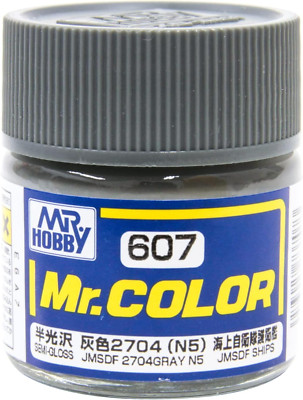 - C607 Semi-Flat JMSDF 2704 Gray (N5) (10Ml), Mr. Hobby Mr. Color ...