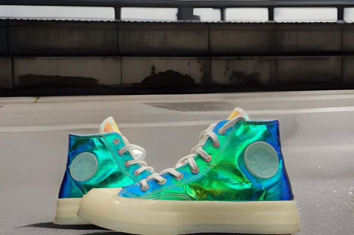 Converse Chuck Taylor All Star 70 HI Iridescent Sneak… - Gem