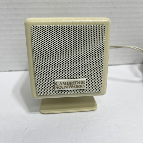 Cambridge Soundworks PC Works Henry Kloss Cube Speaker White TESTED ...