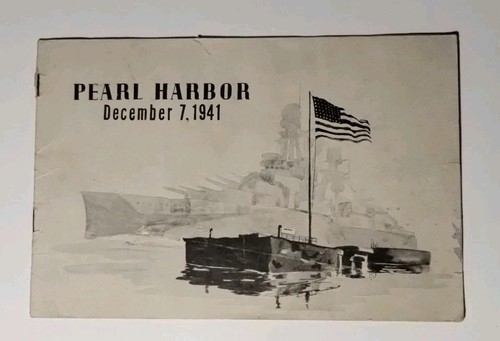 Pearl Harbor December 7, 1947: Admiral Arthur W. Radford Navy Booklet ...
