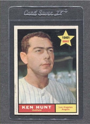 1961 Topps #156 Ken Hunt (Angels) Ex+ A1 | eBay