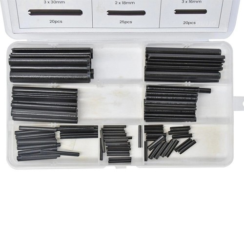 Carbon Steel Spring Hollow Pins 120pcs Set with Transparent Storage Box ...