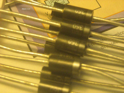 1pcs MBR360 DIODE SCHOTTKY RECTIFIER 60V 3A DO-201AD Motorola | eBay