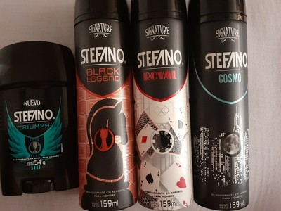 5 x Stefano Spray Deodorant Aerosol -Assorted Scents---159ml spay or ...