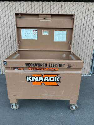 KNAACK Jobmaster Jobsite Steel Chest (4830) Tan Corrosion Resistant ...