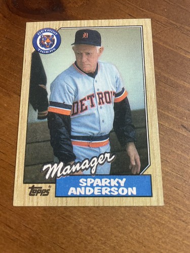 1987 Topps # 218 Sparky Anderson-Detroit*NM* Very Nice Card | eBay