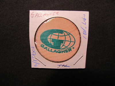 Itasca, Illinois Wooden Nickel Token - Gallagher Office Party 2001 ...
