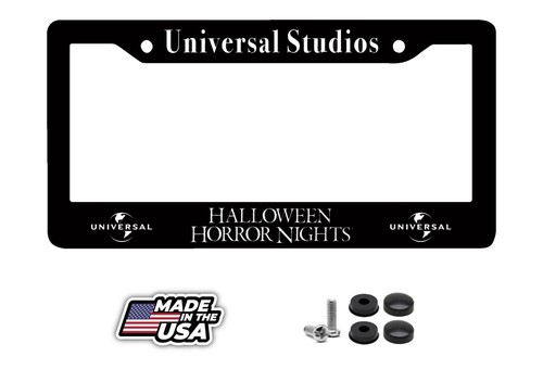 For Halloween Horror Nights Universal Studios Fans License Plate Frame ...