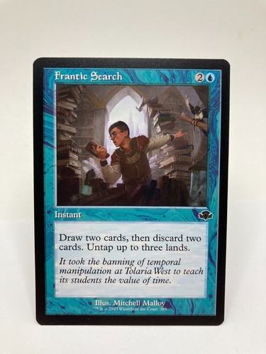 Frantic Search NM/M* RETRO Dominaria Remastered ENGLISH 285 mtg ...