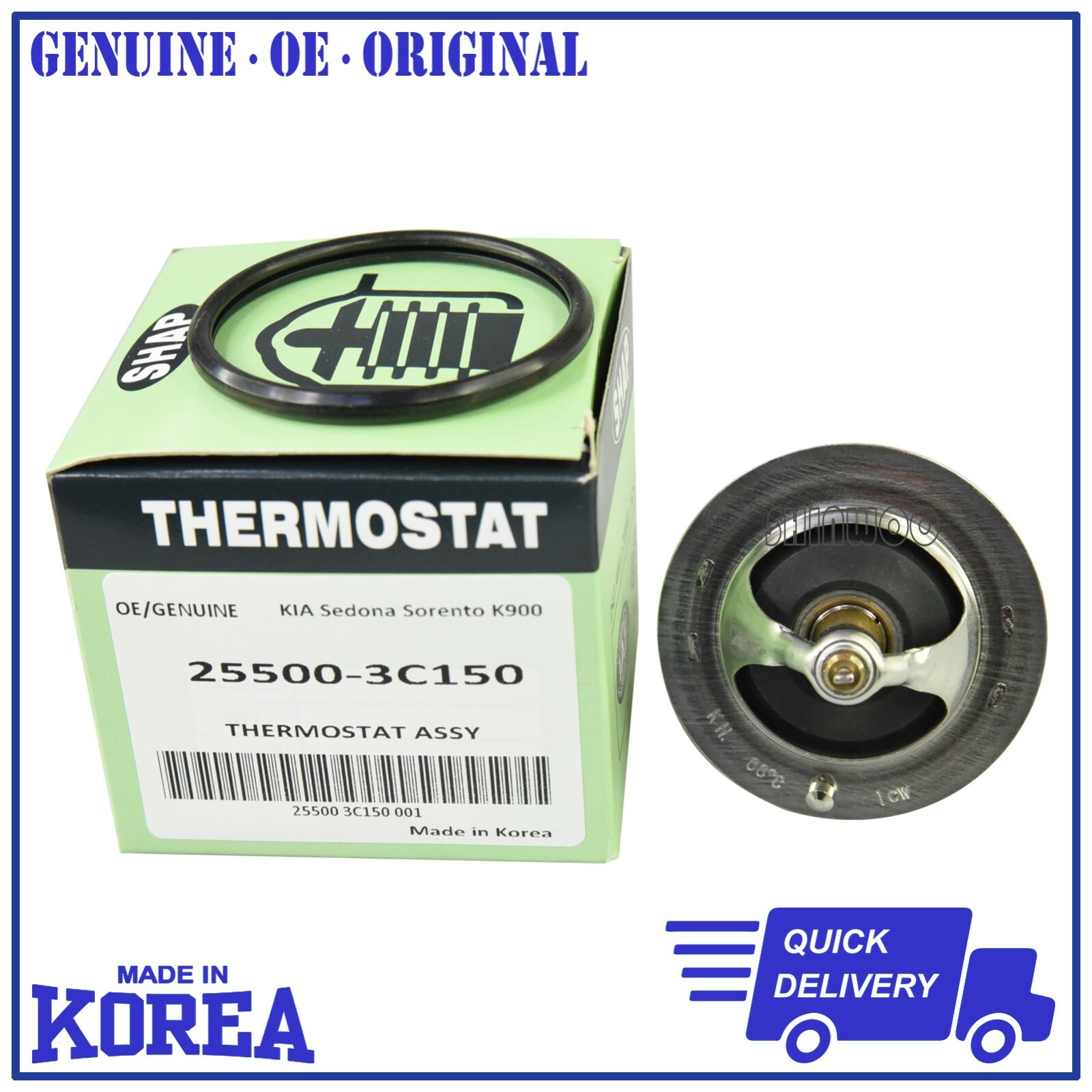 2014-2018 KIA Sorento Sedona Genuine Thermostat Assy OEM 25500-3C150 | eBay