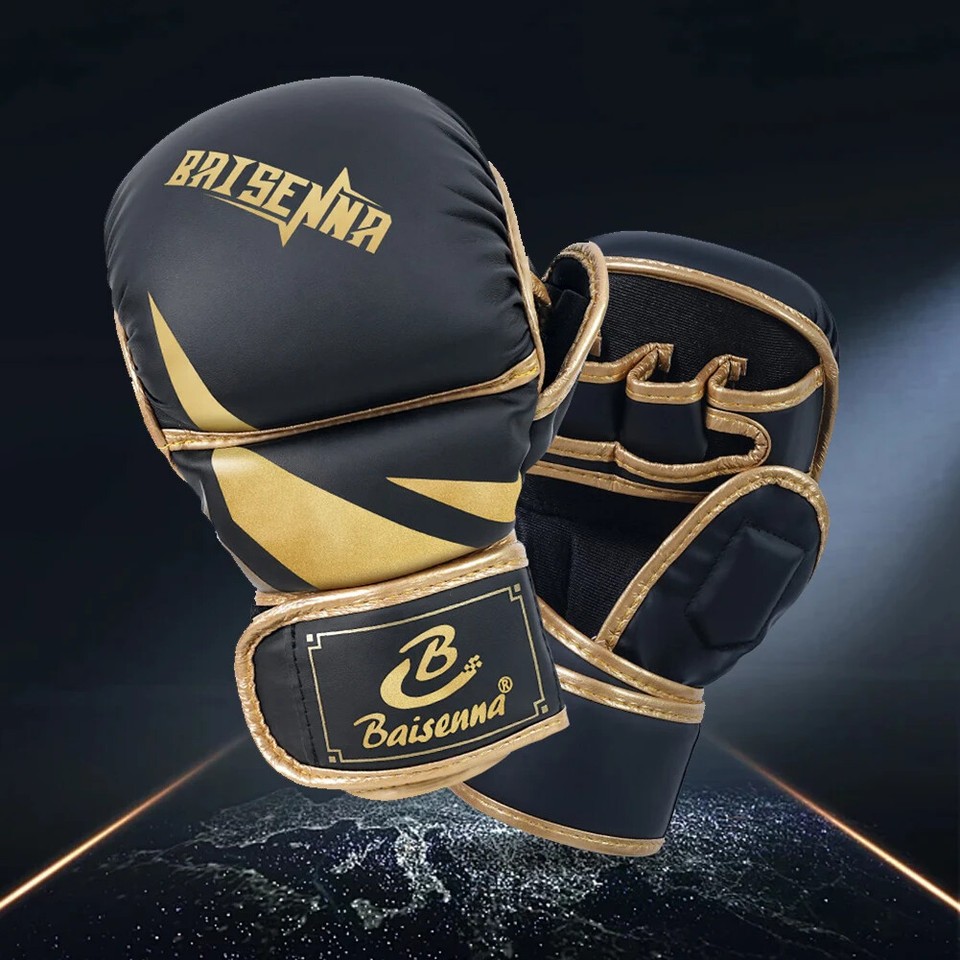 Half Finger Training Gloves Thickened Heavy Punching Gloves Fight ...