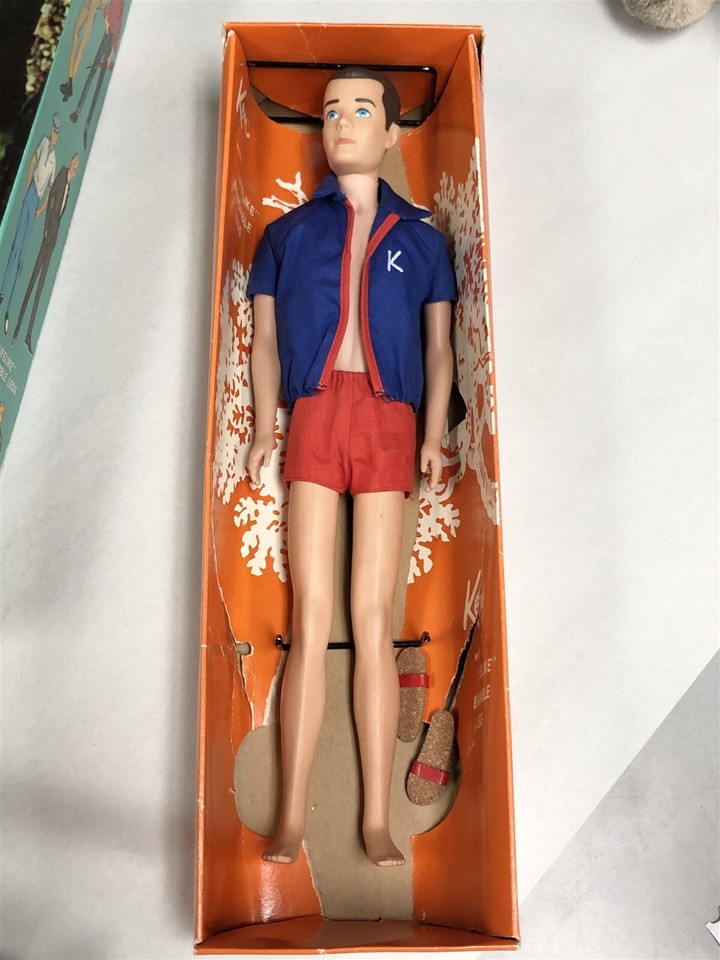 1960s MATTEL BENDABLE LEG KEN SET UNUSED IN ORIGINAL BOX | eBay