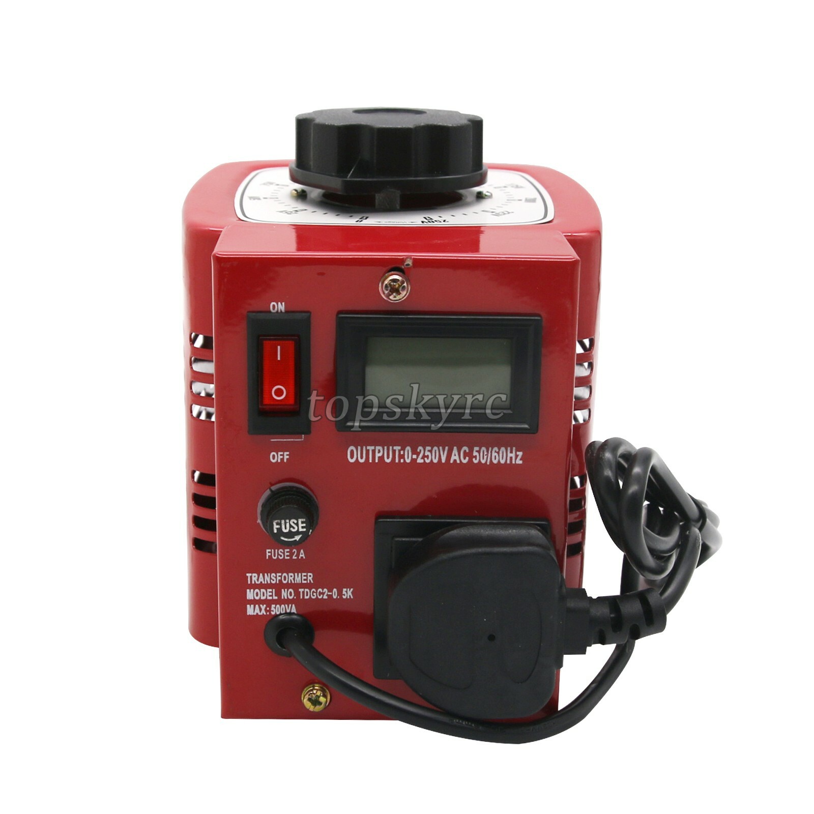 0-250V 0.5kva 220V Variac Autotransformer Voltage Regulator Powerstat ...