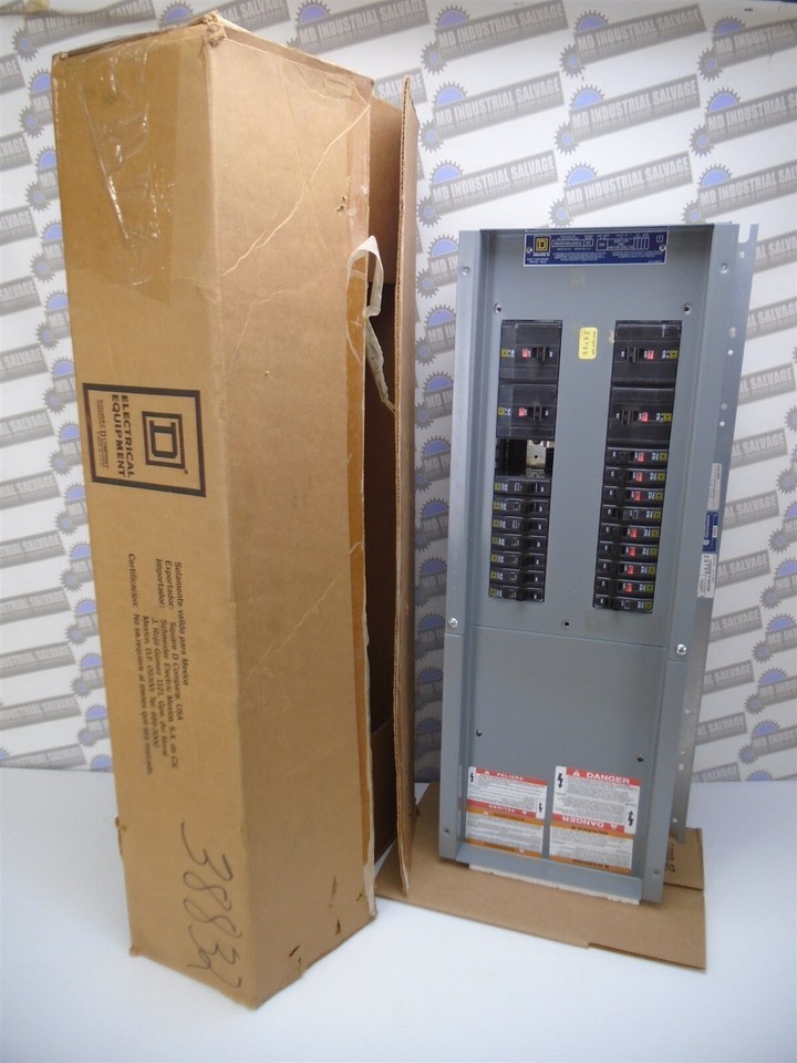 SQUARE D - NQOD430L225CU - 225A - INTERIOR PANELBOARD -w/ NEW QOB ...