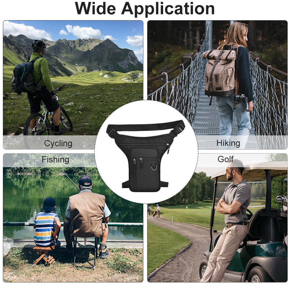 For Men Women Travel Practical Portable Adjustable Strap Drop Leg Bag ...