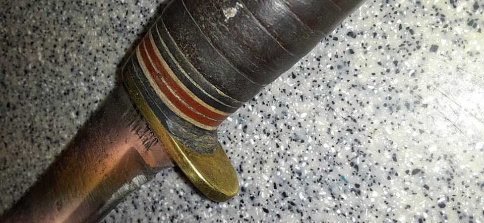 VINTAGE WESTERN L 66 D FIXED BLADE KNIFE WITH SHEATH | eBay