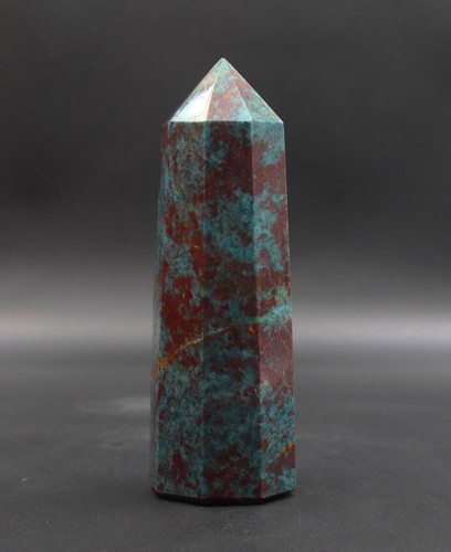 150MM Pink Ruby In Fuchsite Tower Crystal Healing Gemstone 8 Faceted ...