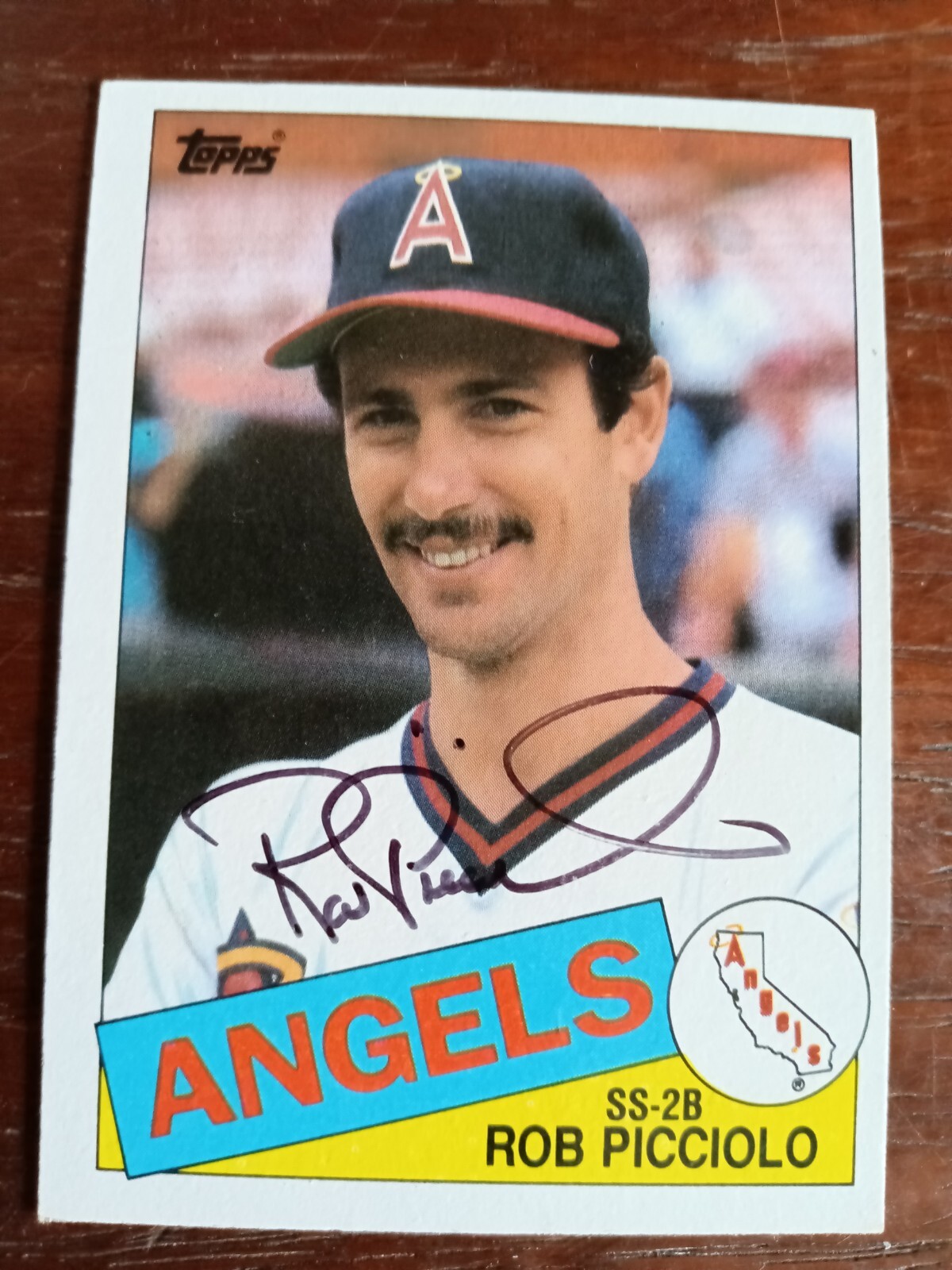 AUTOGRAPHED Rob Picciolo Angels 1985 Topps #756 Signed Card | eBay
