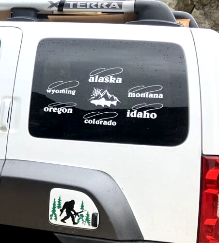 Fly Fishing Idaho Sticker Decal Line Trout Rainbow Brown Hunter Abel ...