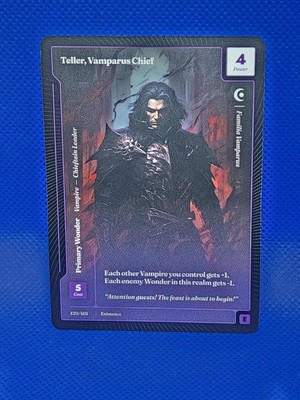 Wonders of the First Teller, Vamparus Chief Epic Rare Existence | eBay