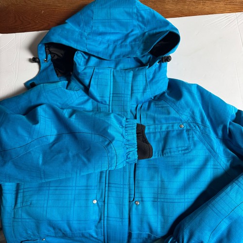 Free Country Vertical Series Women's Blue Plaid Ski Snowboard Jacket ...