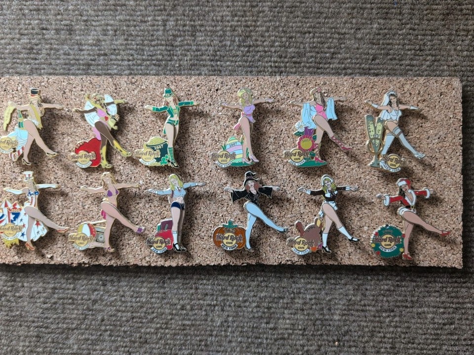 2006-2007 Hard Rock Cafe New York Rockette Dancer Calendar Sexy Girl 12 ...