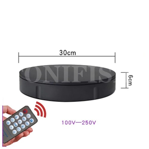 30CM Motorised Rotary Table Photo Display Stand with Remote Speed ...