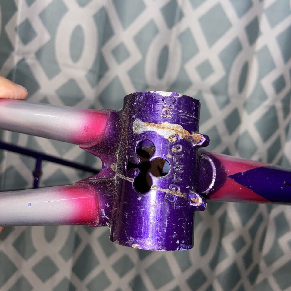 Vintage Colnago Road bike frameset Columbus brain tubing 60cm C-T, 58 ...