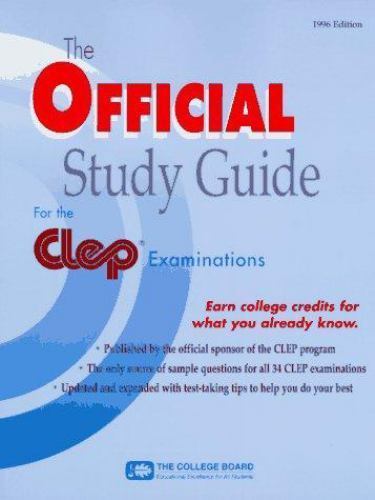 CLEP Official Study Guide 1997 by College Board Staff (1996, Trade ...