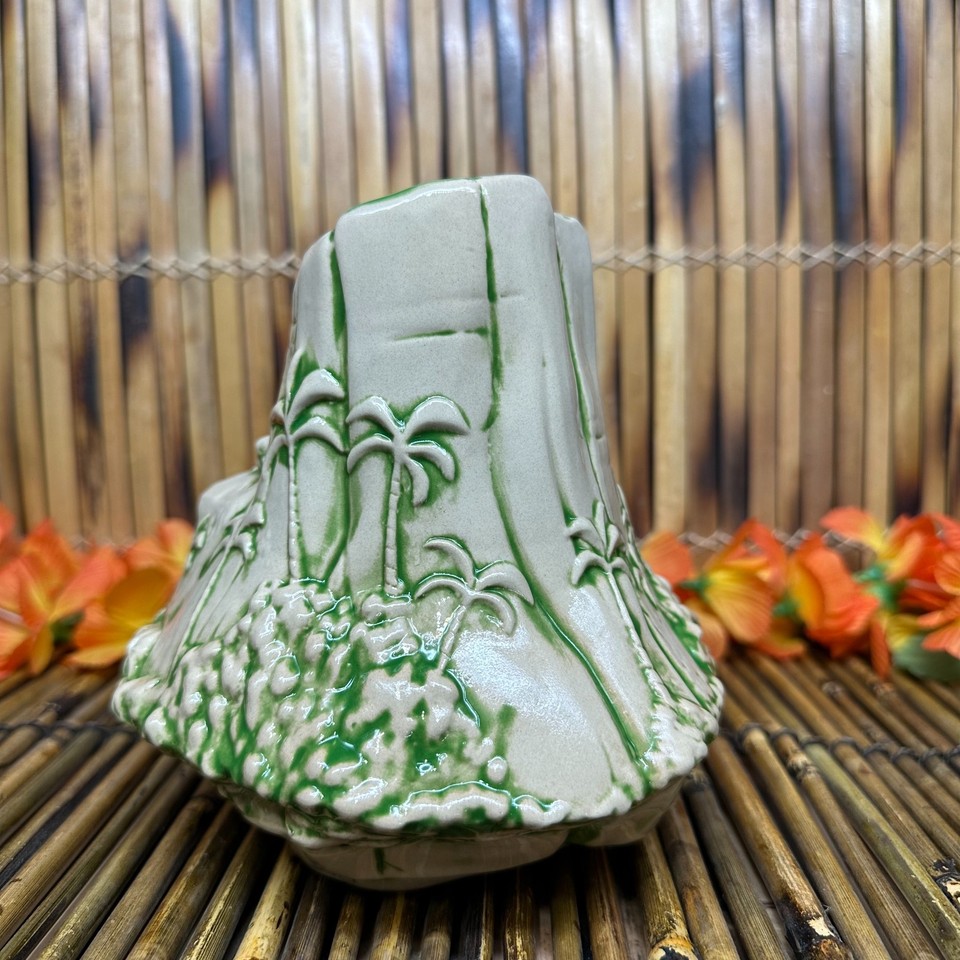 Munktiki Dead Man's Isle Tiki Bar Volcano Island Tiki Mug Green Rob ...