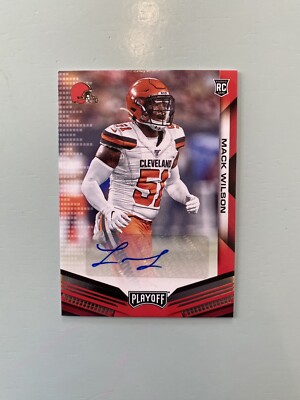 MACK WILSON 2019 Panini Playoff Rookie Autographs Auto #287 RC ...