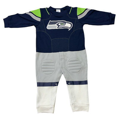 Seattle Seahawks Infant Footysuit Bodysuit | eBay