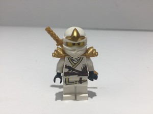 Lego Ninjago Minifigure Zane ZX Gold Armor, With Gold Sword. In Great ...