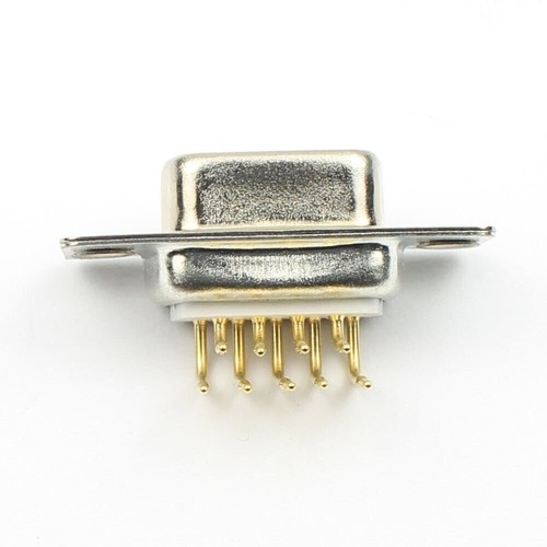 1Pcs Gold Plated DB9 D-SUB 9 Machine Pin Female Right Angle PCB Connector 2 Row | eBay