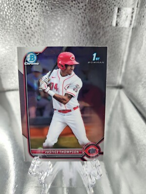 2022 Bowman Justice Thompson Chrome 1st Cincinnati Reds #BCP-59 | eBay