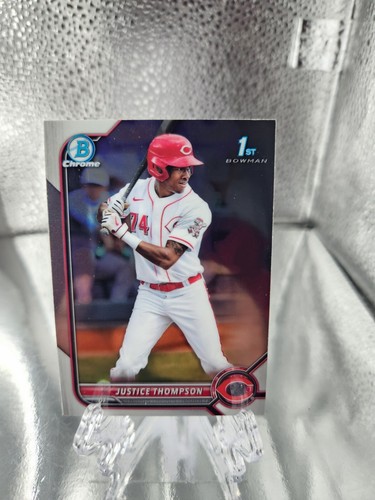 2022 Bowman Justice Thompson Chrome 1st Cincinnati Reds #BCP-59 | eBay