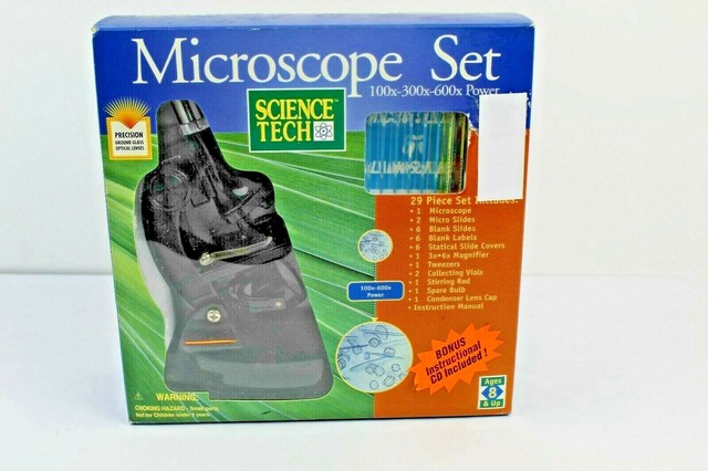 Science Tech Microscope Set 100x 300x 600x for sale online | eBay
