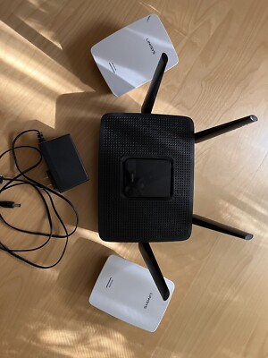 Linksys EA8300 Max Stream Dual Band Wireless Router - Black + 2 ...