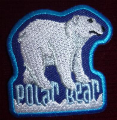 Girl Boy Cub POLAR BEAR Visit Swim Dip Zoo Fun Patches Crest Badges ...