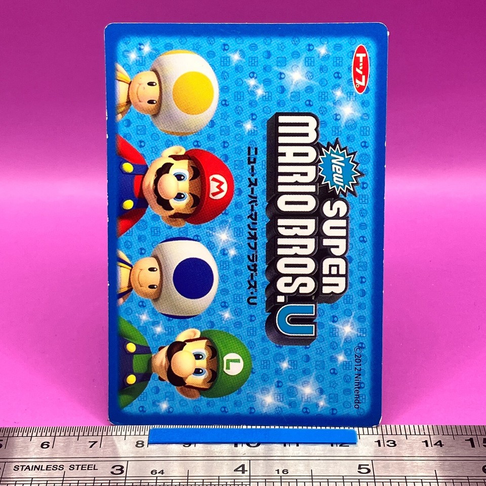 invincible Mario Super Mario Bros Trading Card Nintendo Top TCG ...