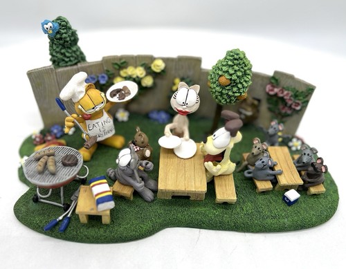 Garfield Summer Barbecue BBQ By Jim Davis -Vintage 90’s Danbury Mint ...