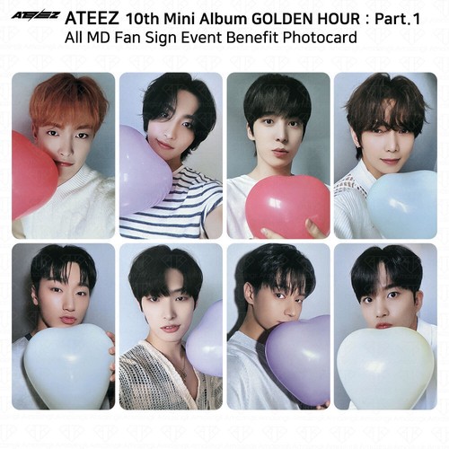 ATEEZ 10th Mini Album Golden Hour Part.1 ALL MD Fan Sign Event ...