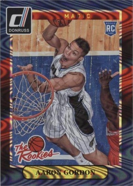 2014-15 Panini Donruss - The Rookies Swirlorama #8 Aaron Gordon (RC ...