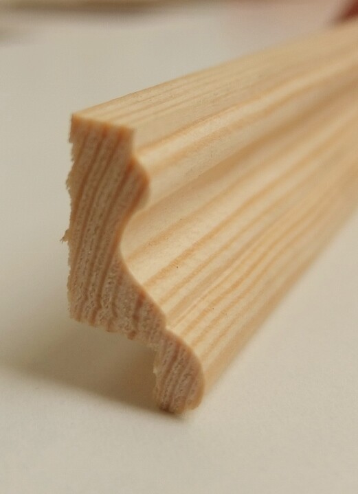 2.4m 29x16mm Rebated Dado Rail Timber Pine Wooden Timber Picture ...