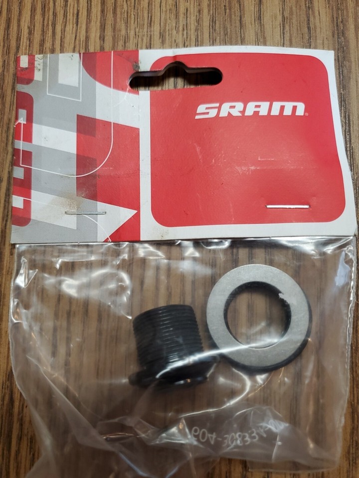 SRAM/ Truvativ DUB M18 Crank Bolt and M30 Self-Extracting Cap, Black | eBay